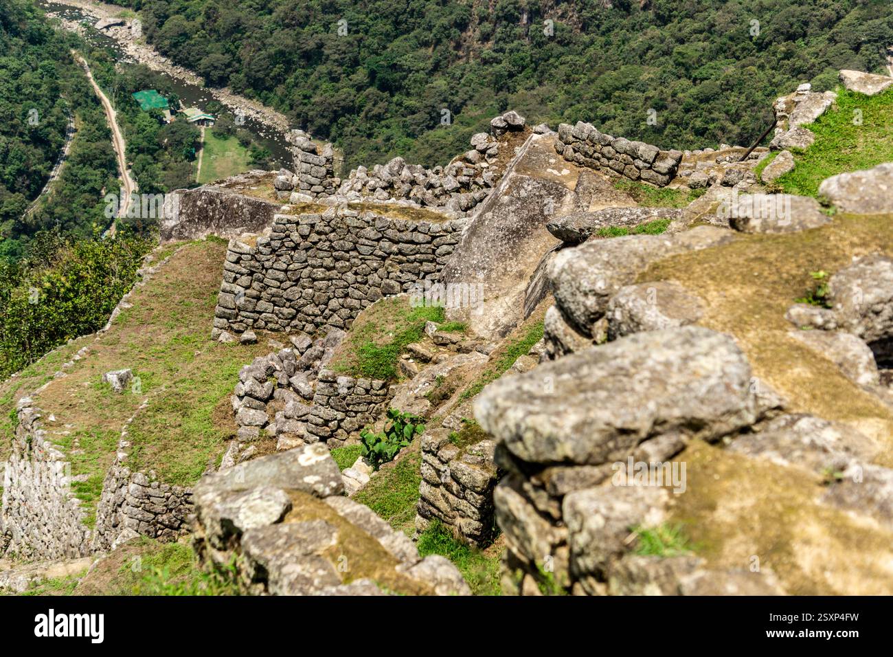 Stunning Details Of Machu Picchu Stone Buildings Displaying Inca Heritage And Amazing Mountain ...