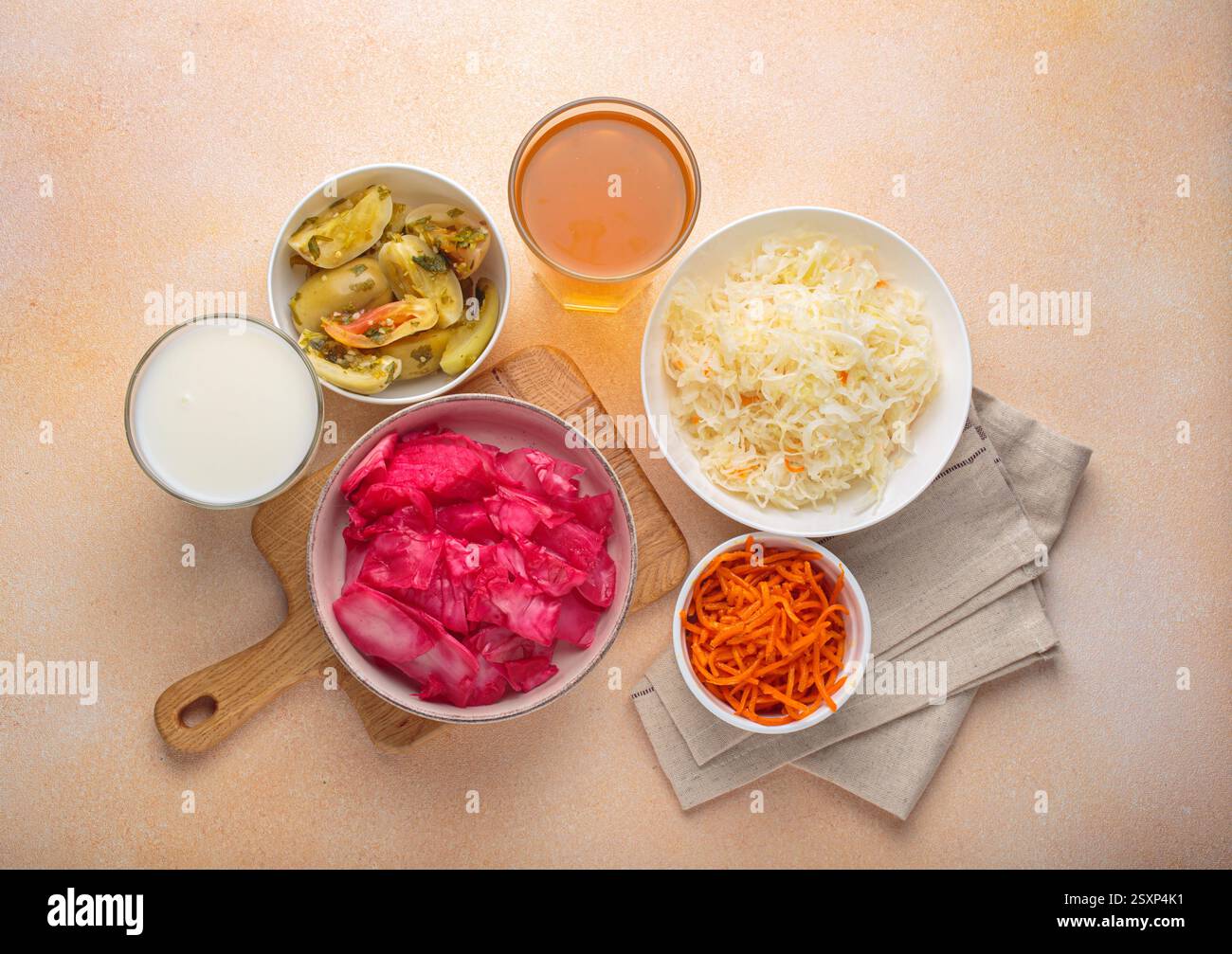 Fermented food improving gut health with probiotics and lactic acid ...