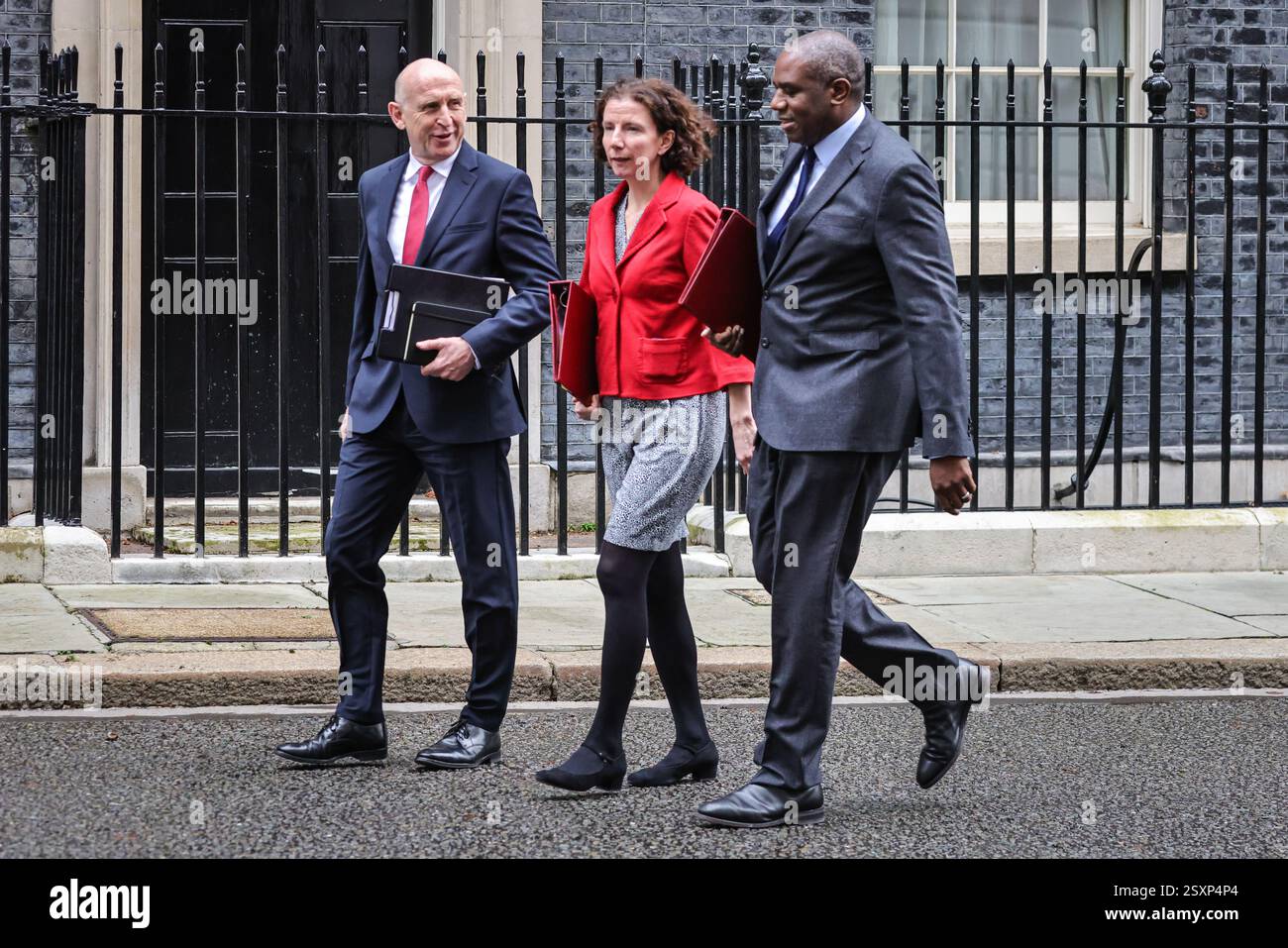 London, UK. 25th Feb, 2025. John Healey, Defence Secretary, Anneliese ...