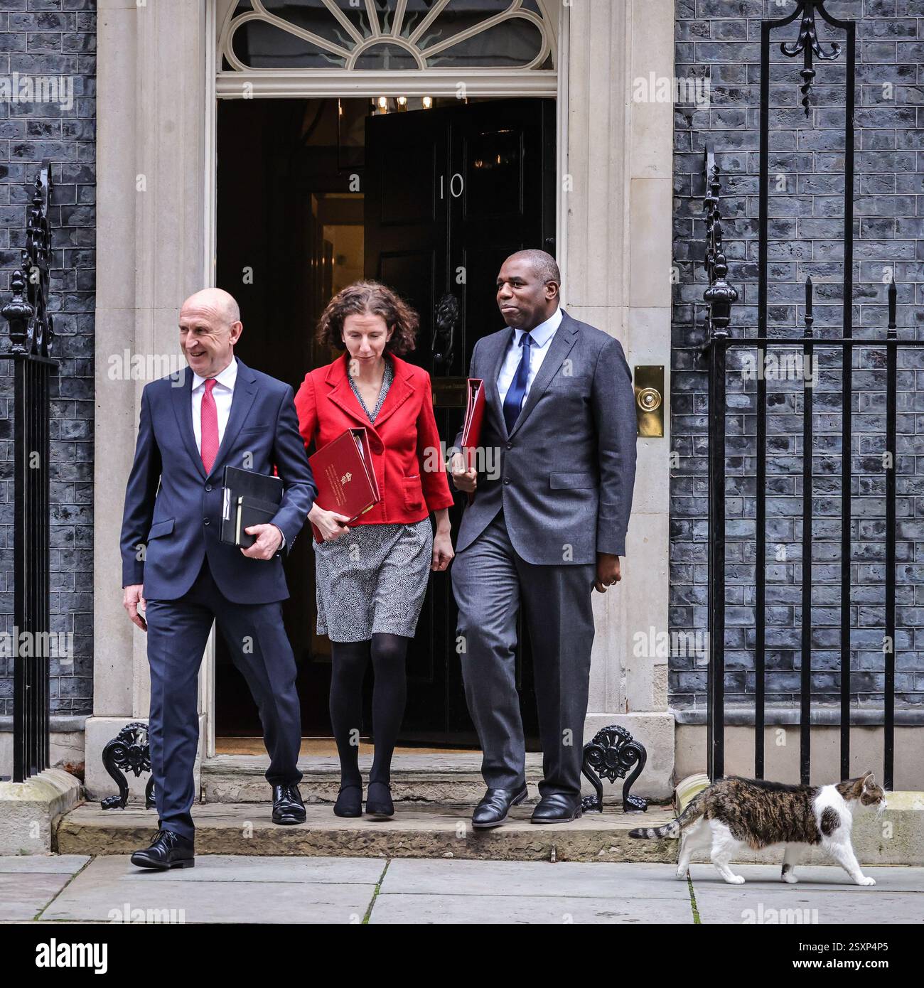 London, UK. 25th Feb, 2025. John Healey, Defence Secretary, Anneliese ...