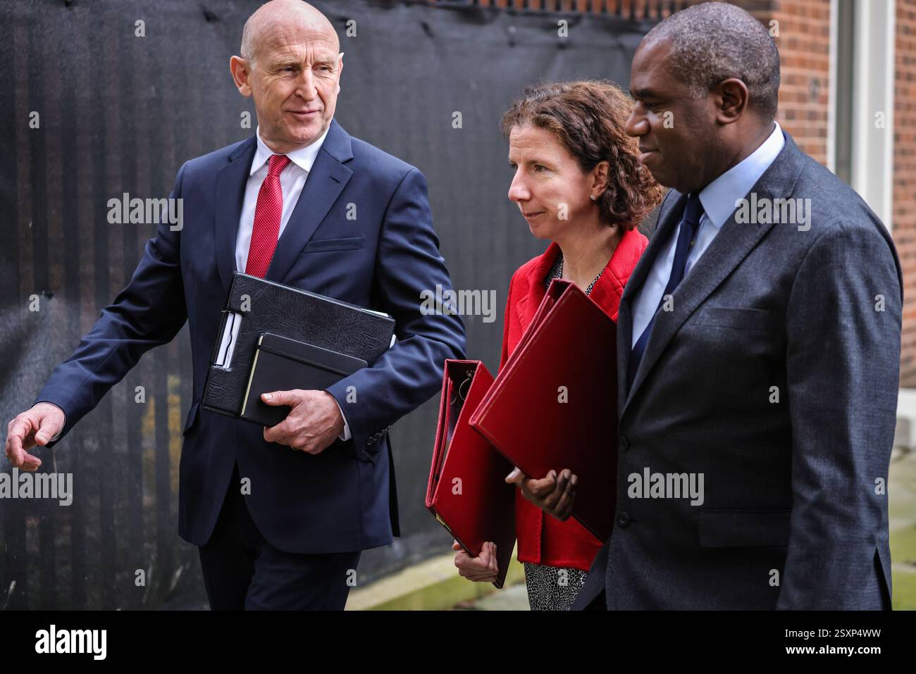 London, UK. 25th Feb, 2025. John Healey, Defence Secretary, Anneliese ...