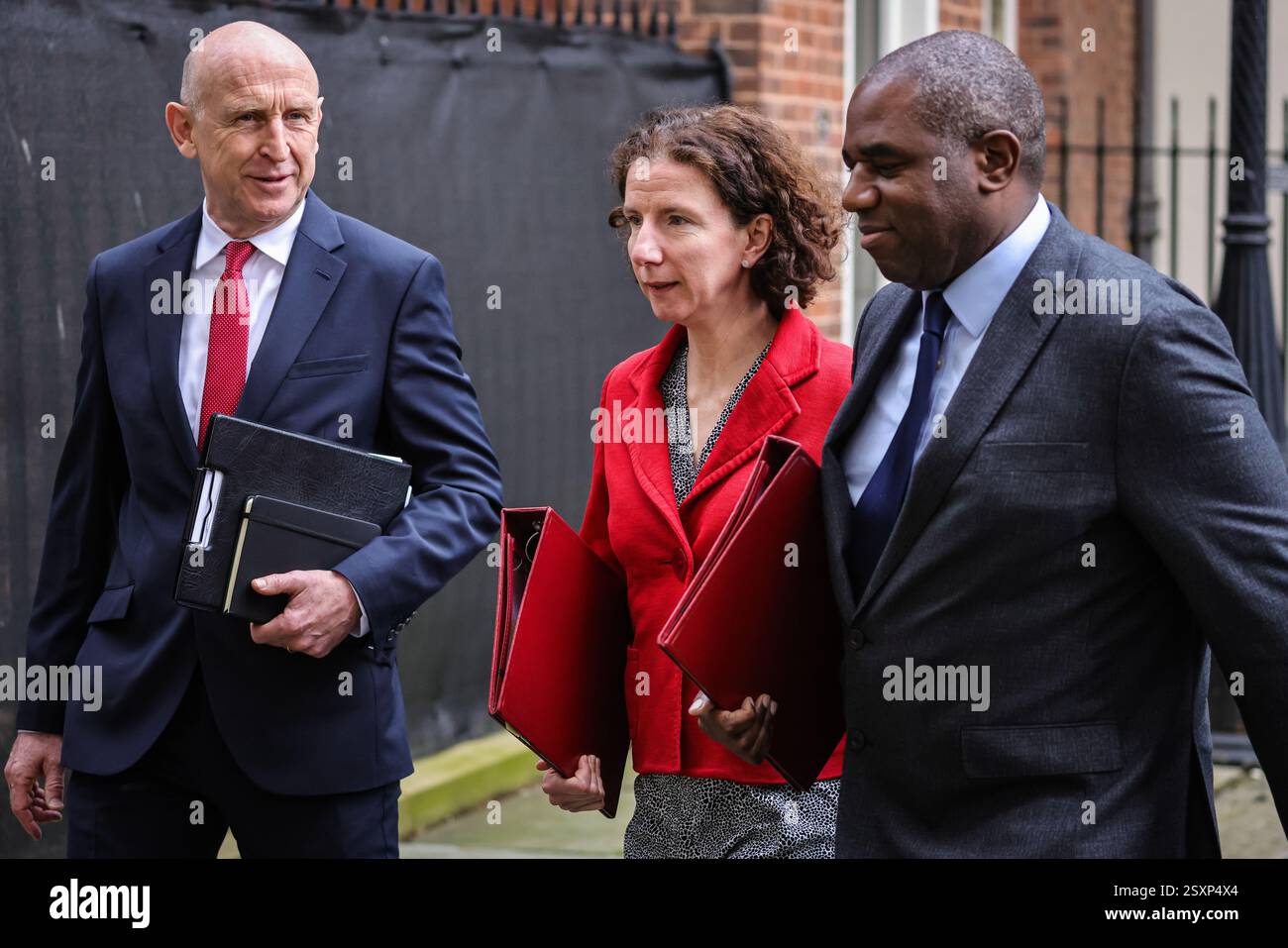 London, UK. 25th Feb, 2025. John Healey, Defence Secretary, Anneliese ...