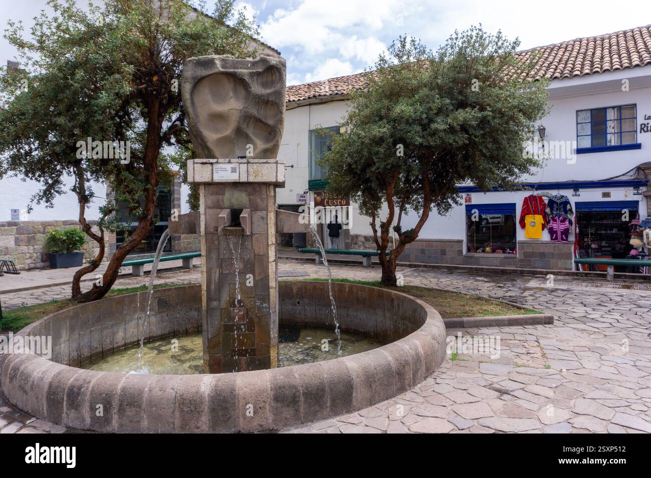 Rimacpampa in Cusco Peru showcasing the impressive puma paw sculpture a ...