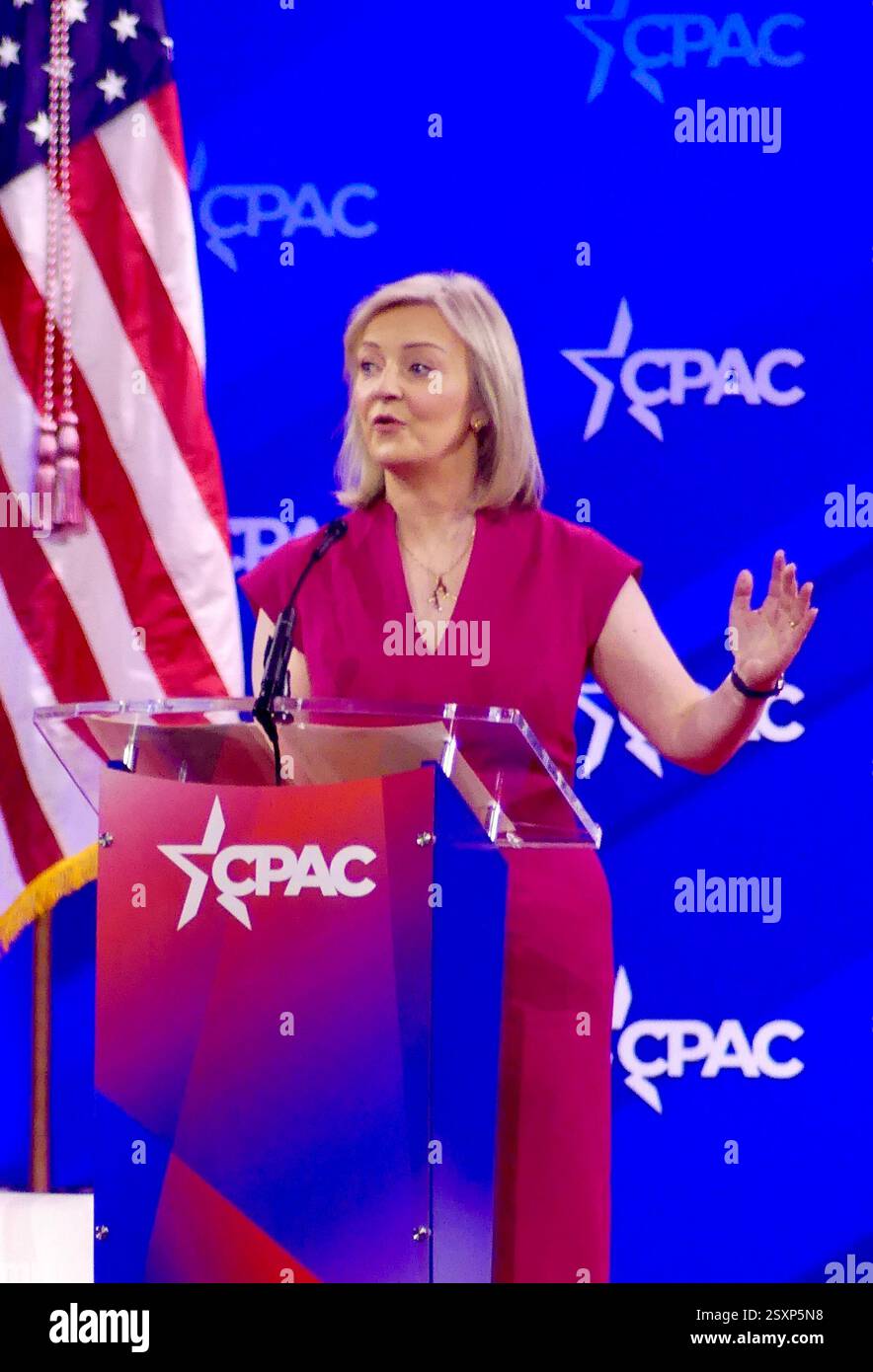 Washington Dc, Maryland, USA. 25th Feb, 2025. archive *.(new) liz truss ...