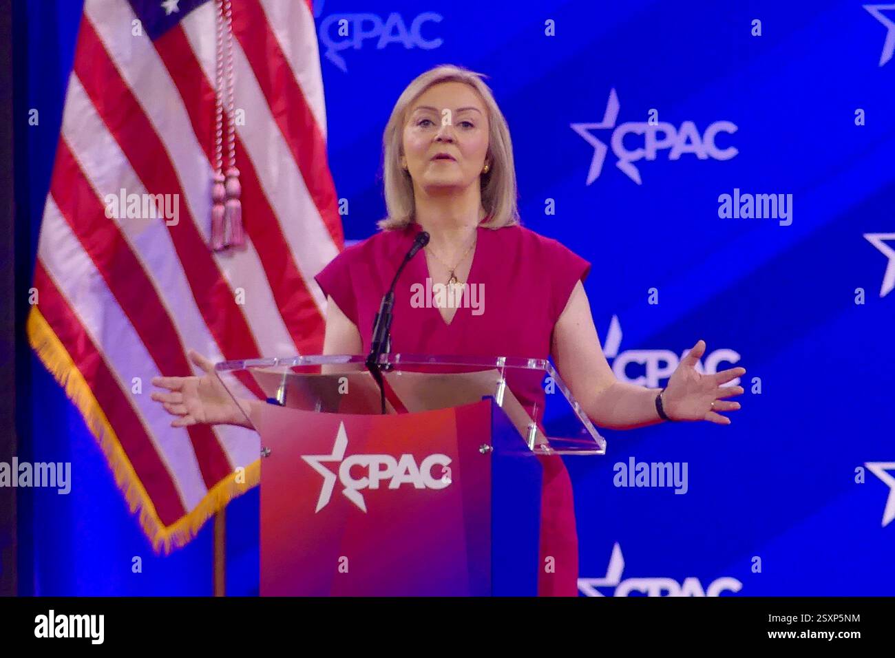 February 25, 2025, Washington Dc, Maryland: archive *.(new) liz truss ...