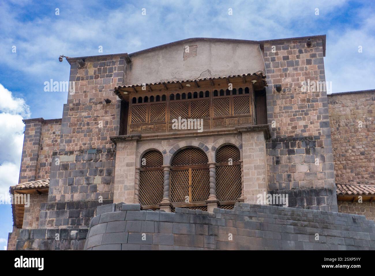 Ancient Coricancha Temple in Cusco Peru blending Inca and colonial ...
