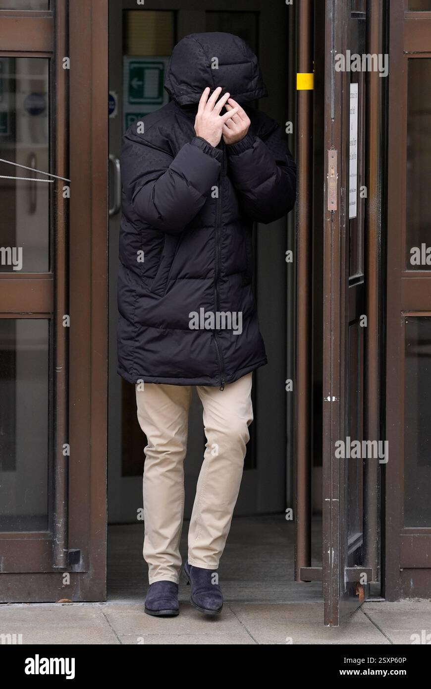 Frederick Sines, also known Frederick Doe, outside Oxford Crown Court ...