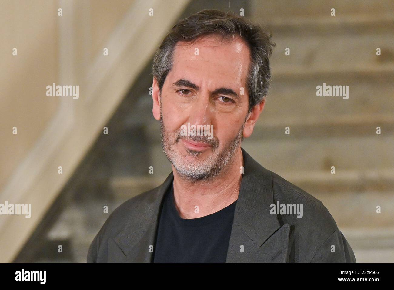 Roma, Lazio. 25th Feb, 2025. Paolo Calabresi during the Tv series ...