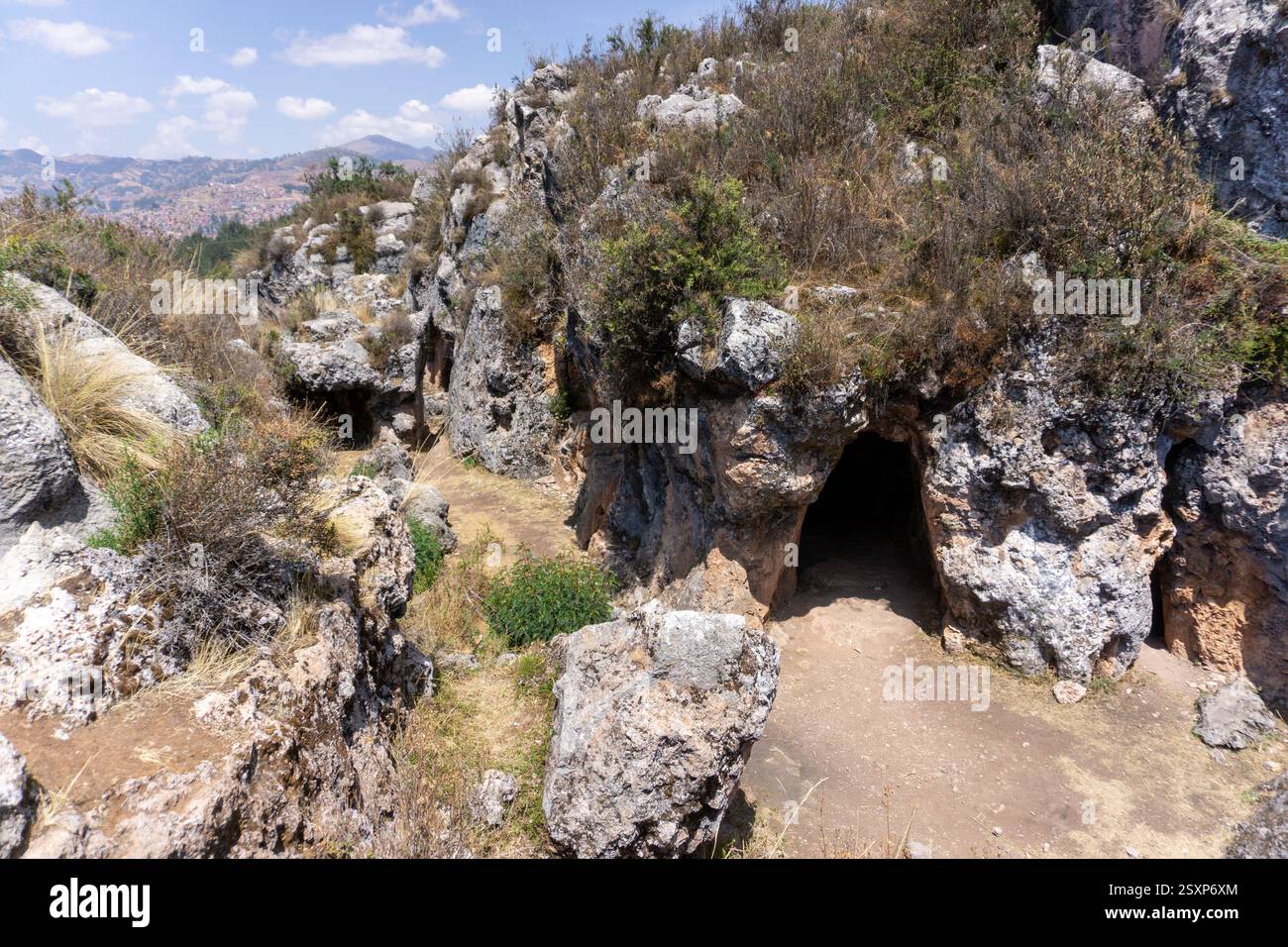 Zona X Cusco Peru Andean Mountain Landscape with Inca Rock Formations ...