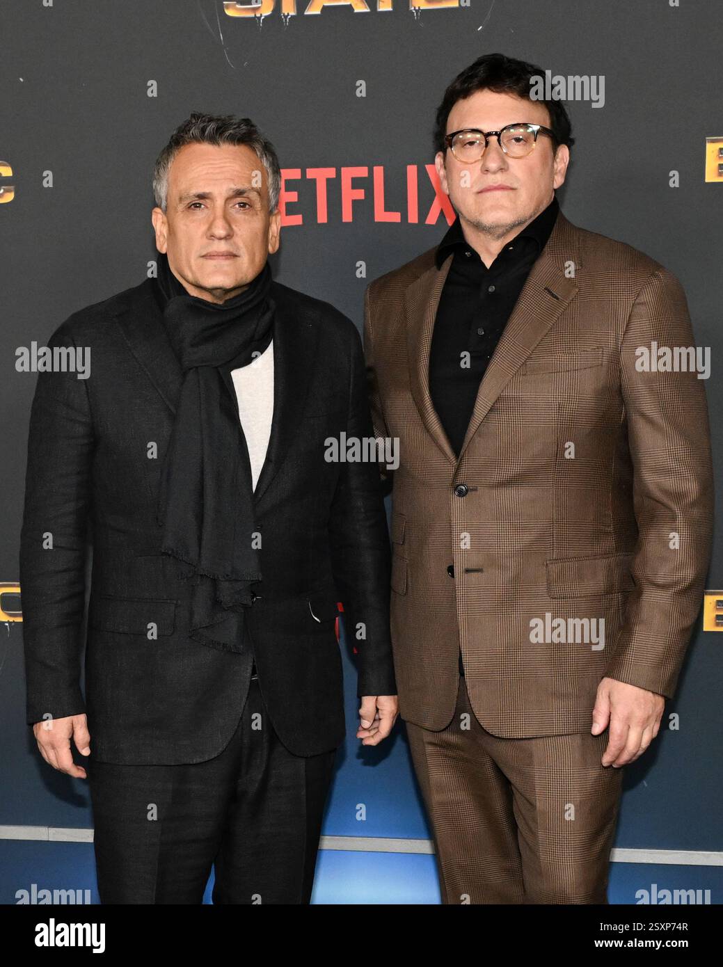 February 24, 2025, Hollywood, California, USA: Anthony Russo and Joe ...