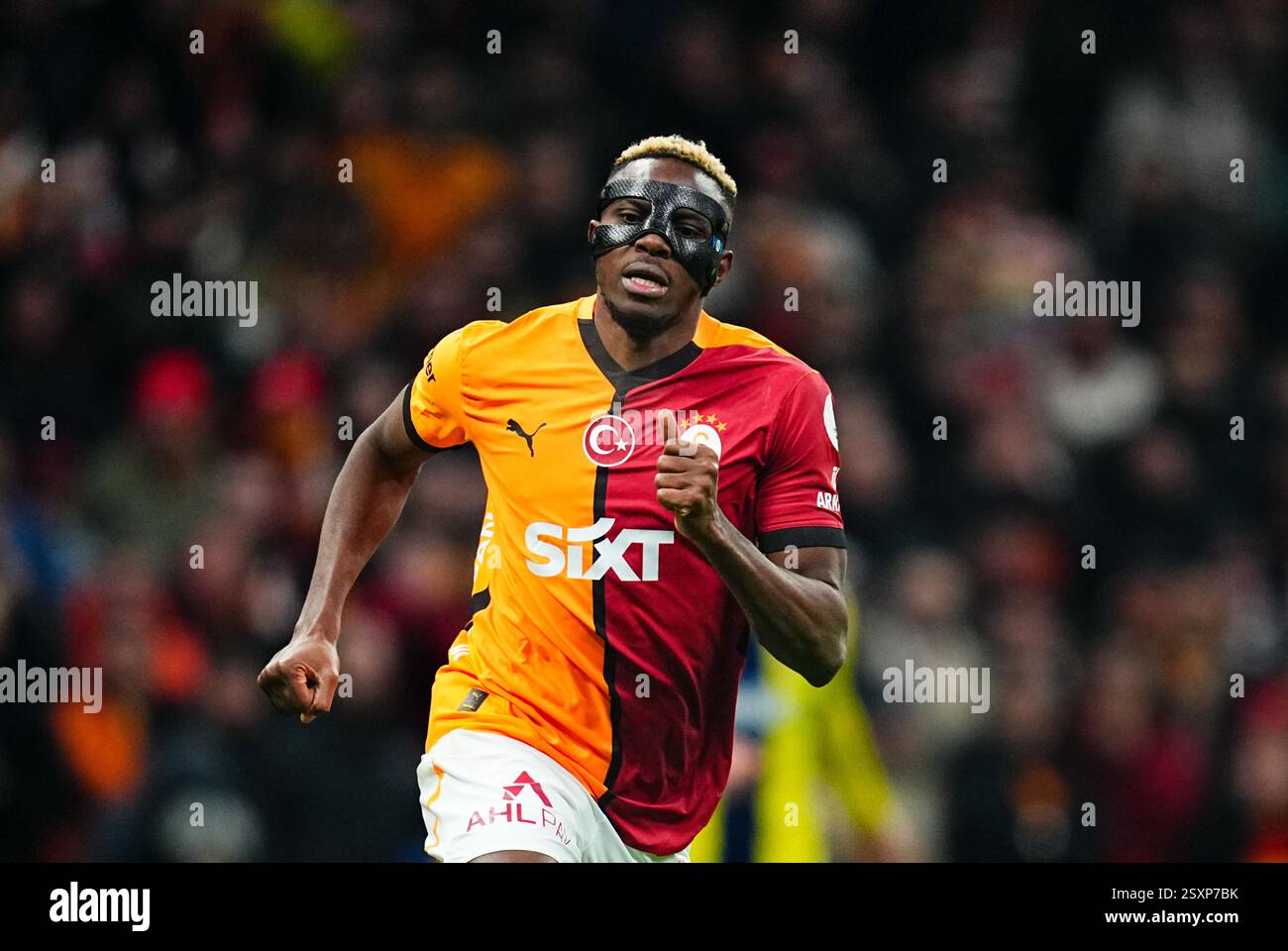 Rams Park, Istanbul, Turkey. 24th Feb, 2025. Victor Osimhen // during a ...