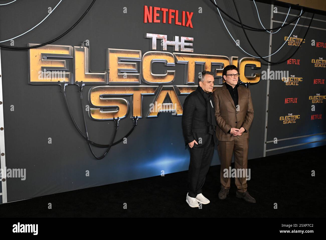 February 24, 2025, Hollywood, California, USA: Anthony Russo and Joe ...