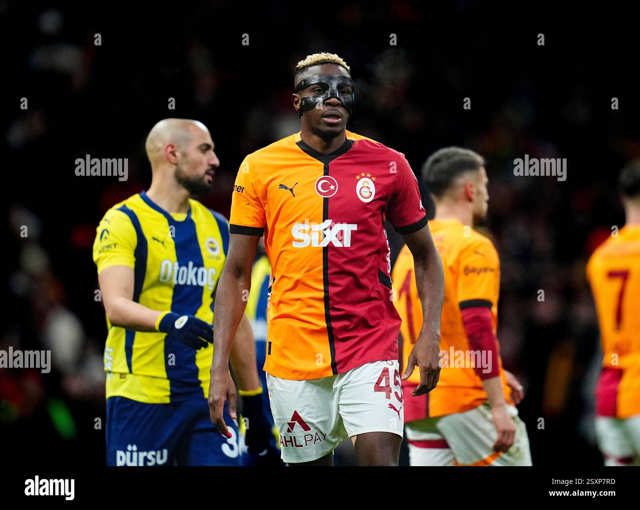 February 24 2025: Victor Osimhen // during a Turkish Super Lig game ...