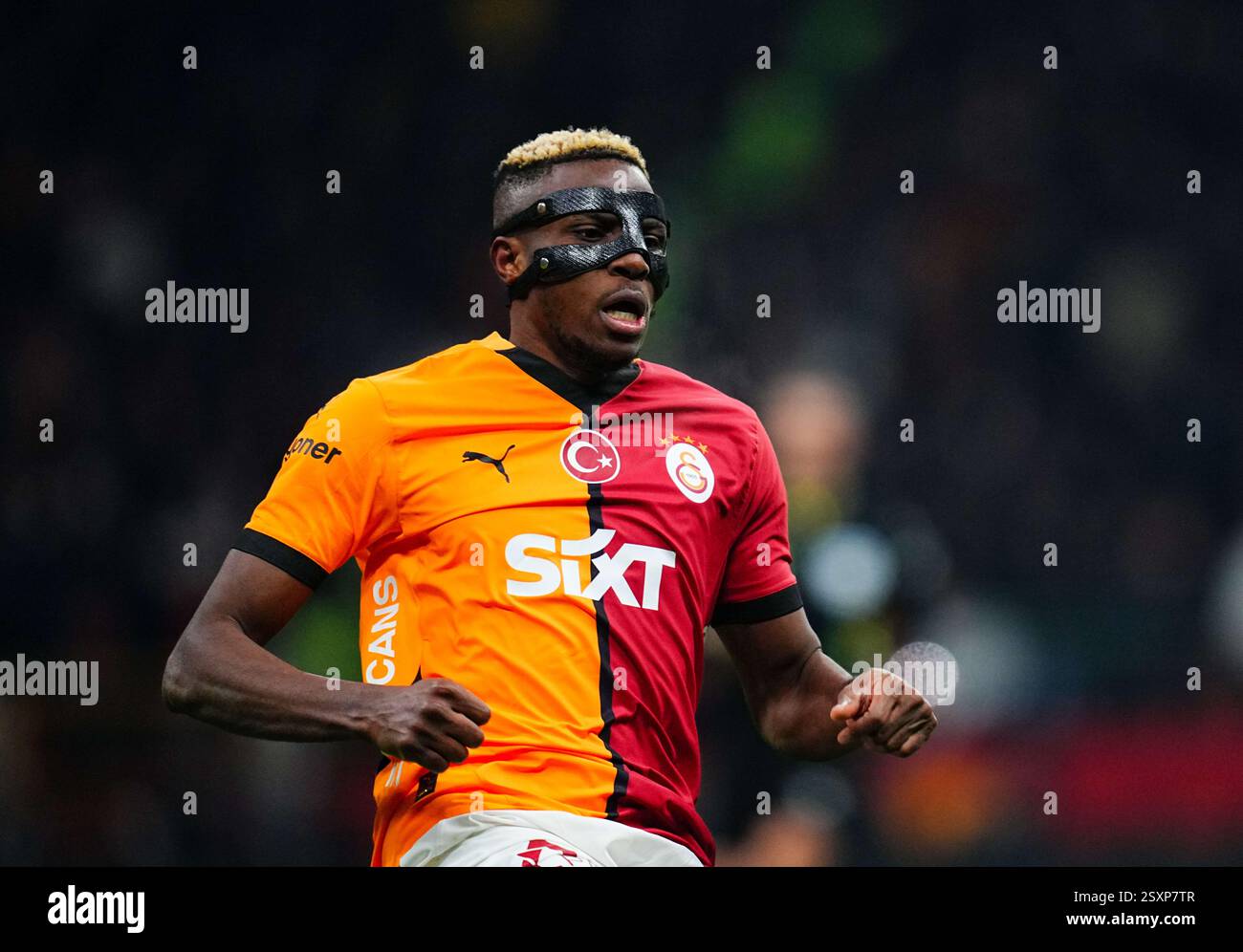 Rams Park, Istanbul, Turkey. 24th Feb, 2025. Victor Osimhen // during a ...