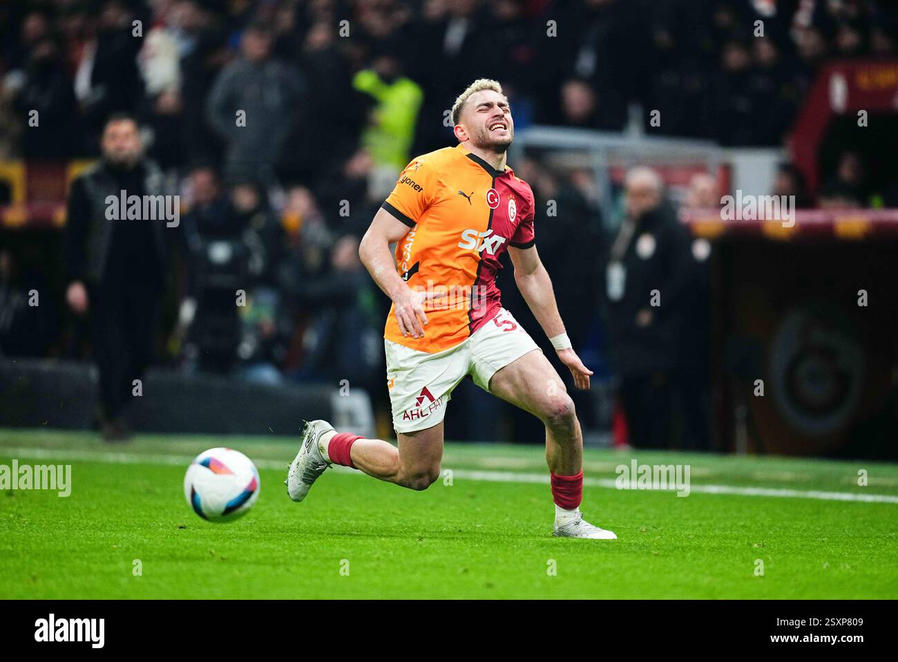 February 24 2025: BarÄ±s Alper Yilmaz // during a Turkish Super Lig ...