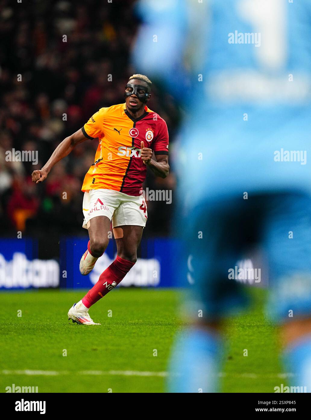 Rams Park, Istanbul, Turkey. 24th Feb, 2025. Victor Osimhen // during a ...