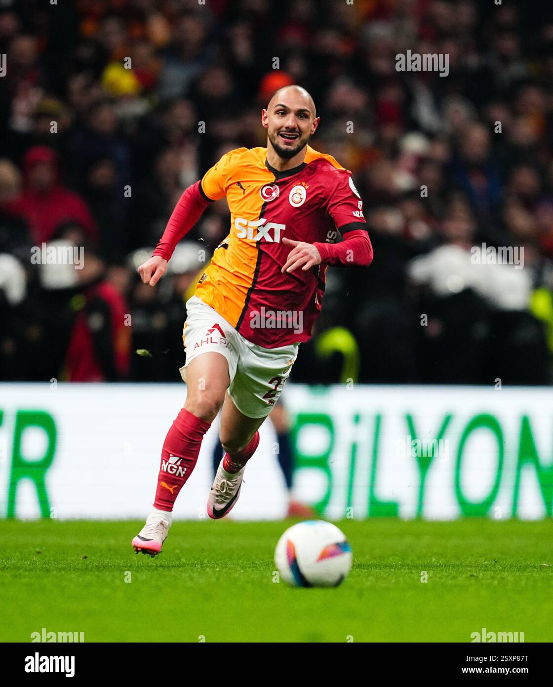 Rams Park, Istanbul, Turkey. 24th Feb, 2025. Ahmed Kutucu // during a ...