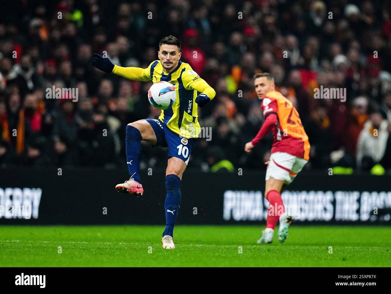Rams Park, Istanbul, Turkey. 24th Feb, 2025. Dusan Tadic // during a ...