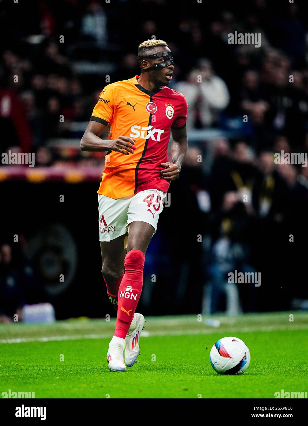 Rams Park, Istanbul, Turkey. 24th Feb, 2025. Victor Osimhen // during a ...