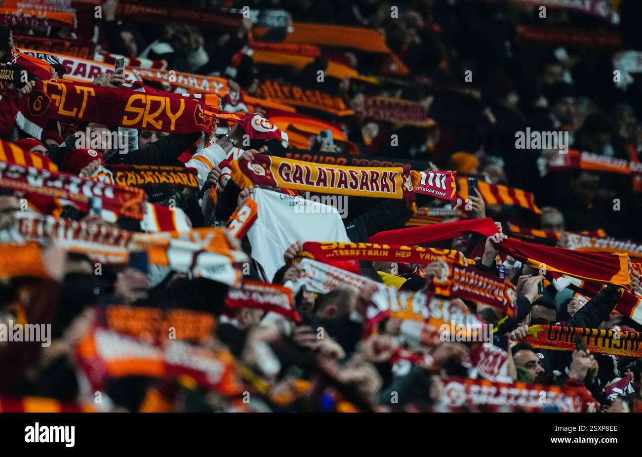 Rams Park, Istanbul, Turkey. 24th Feb, 2025. Galatasaray vs Fenerbahce ...