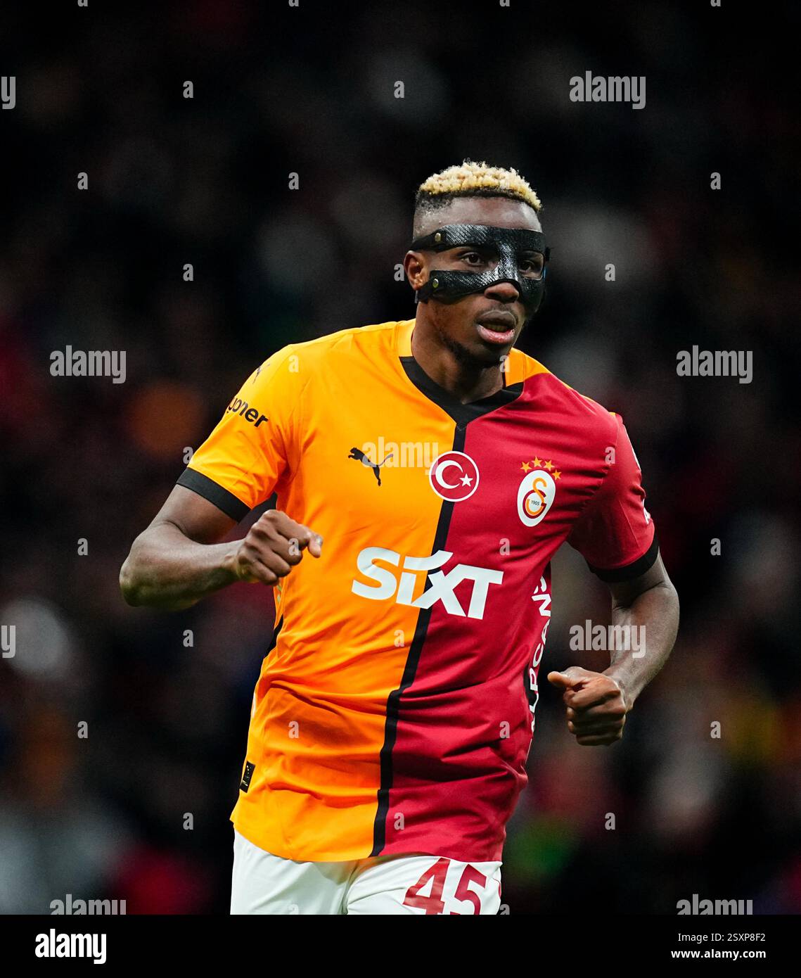 Rams Park, Istanbul, Turkey. 24th Feb, 2025. Victor Osimhen // during a ...