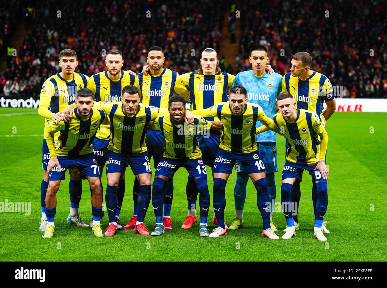 Rams Park, Istanbul, Turkey. 24th Feb, 2025. Galatasaray vs Fenerbahce ...