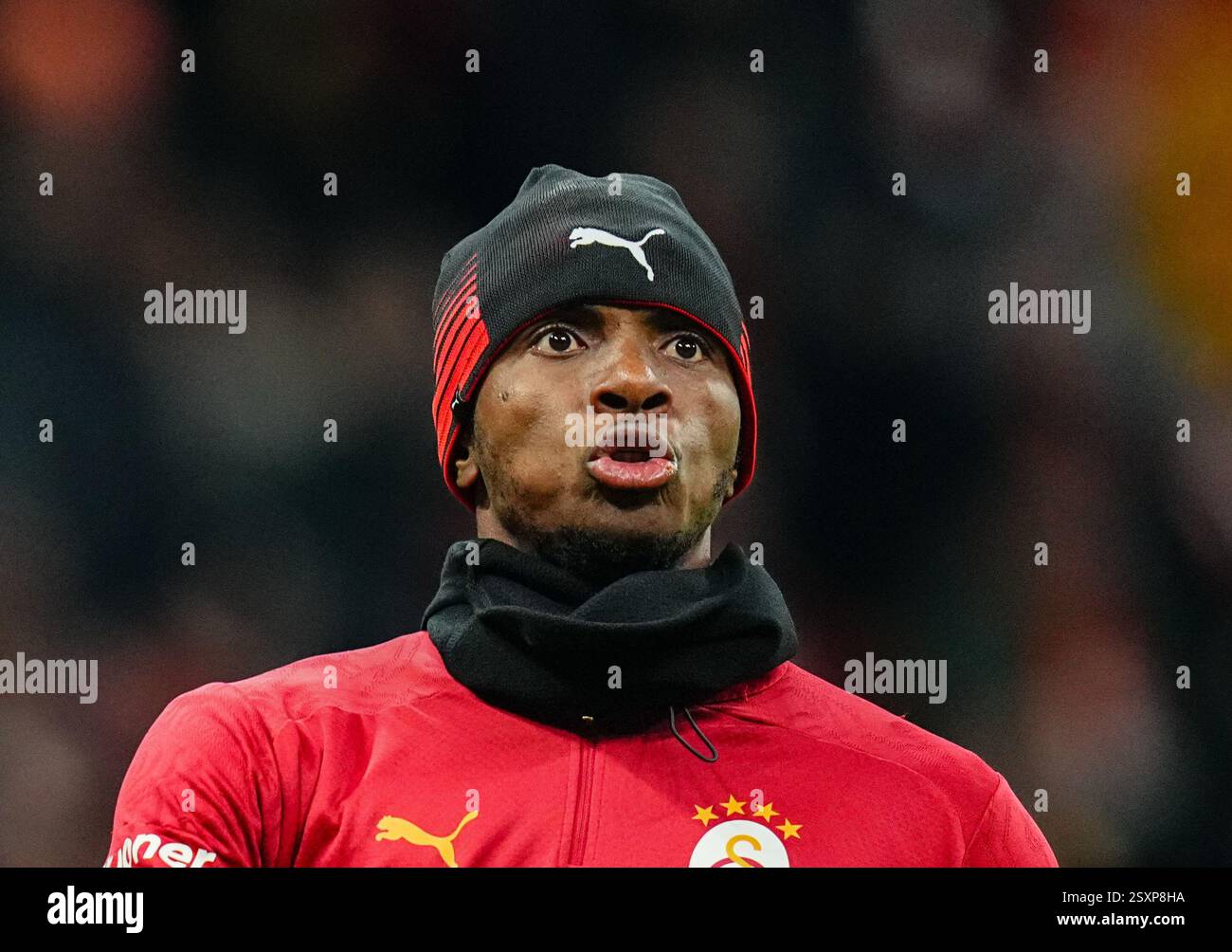 Rams Park, Istanbul, Turkey. 24th Feb, 2025. Victor Osimhen // during a ...