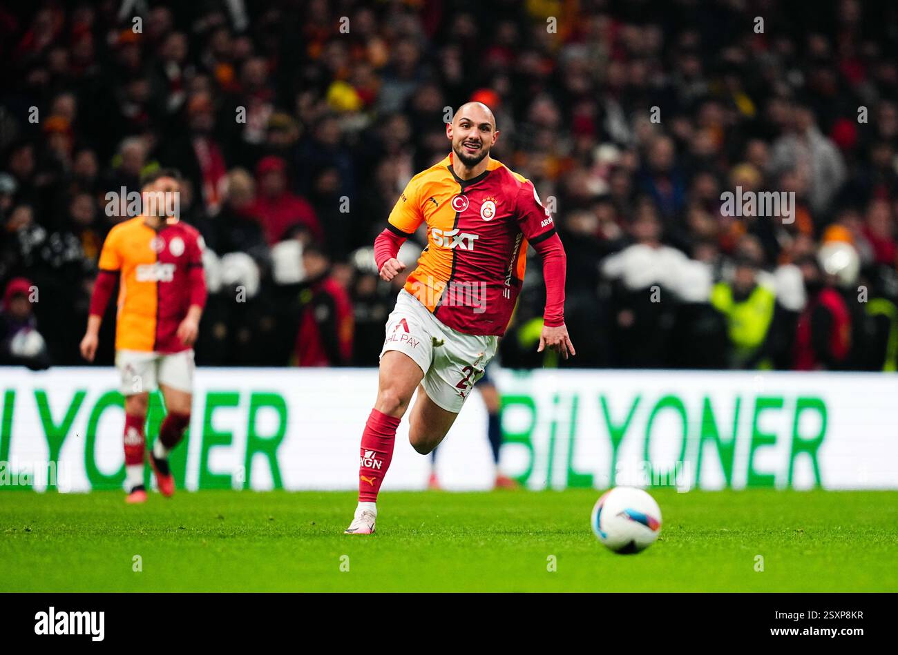 Rams Park, Istanbul, Turkey. 24th Feb, 2025. Ahmed Kutucu // during a ...