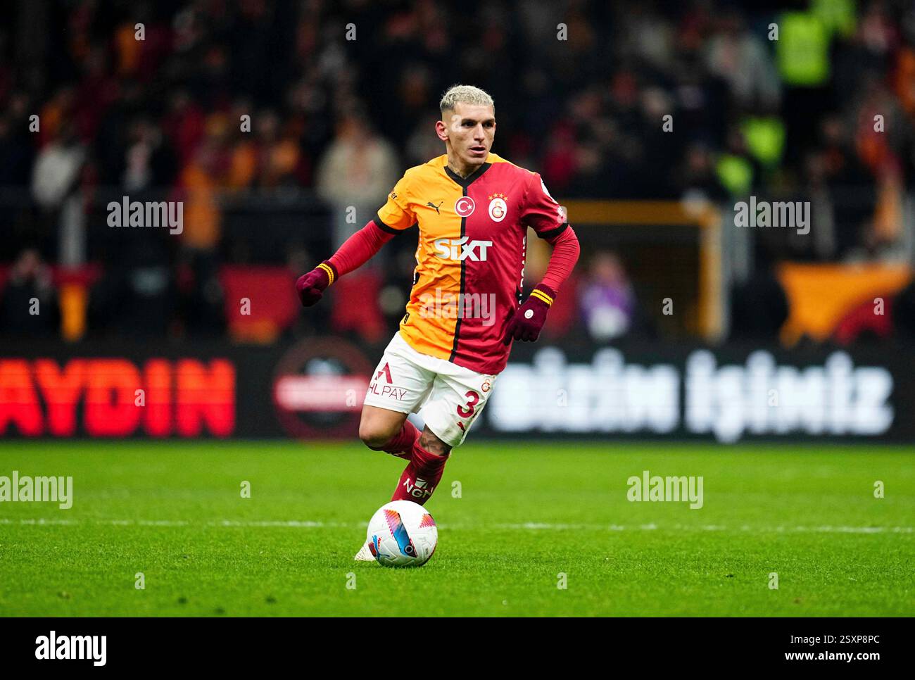 February 24 2025: Lucas Torreira // during a Turkish Super Lig game ...