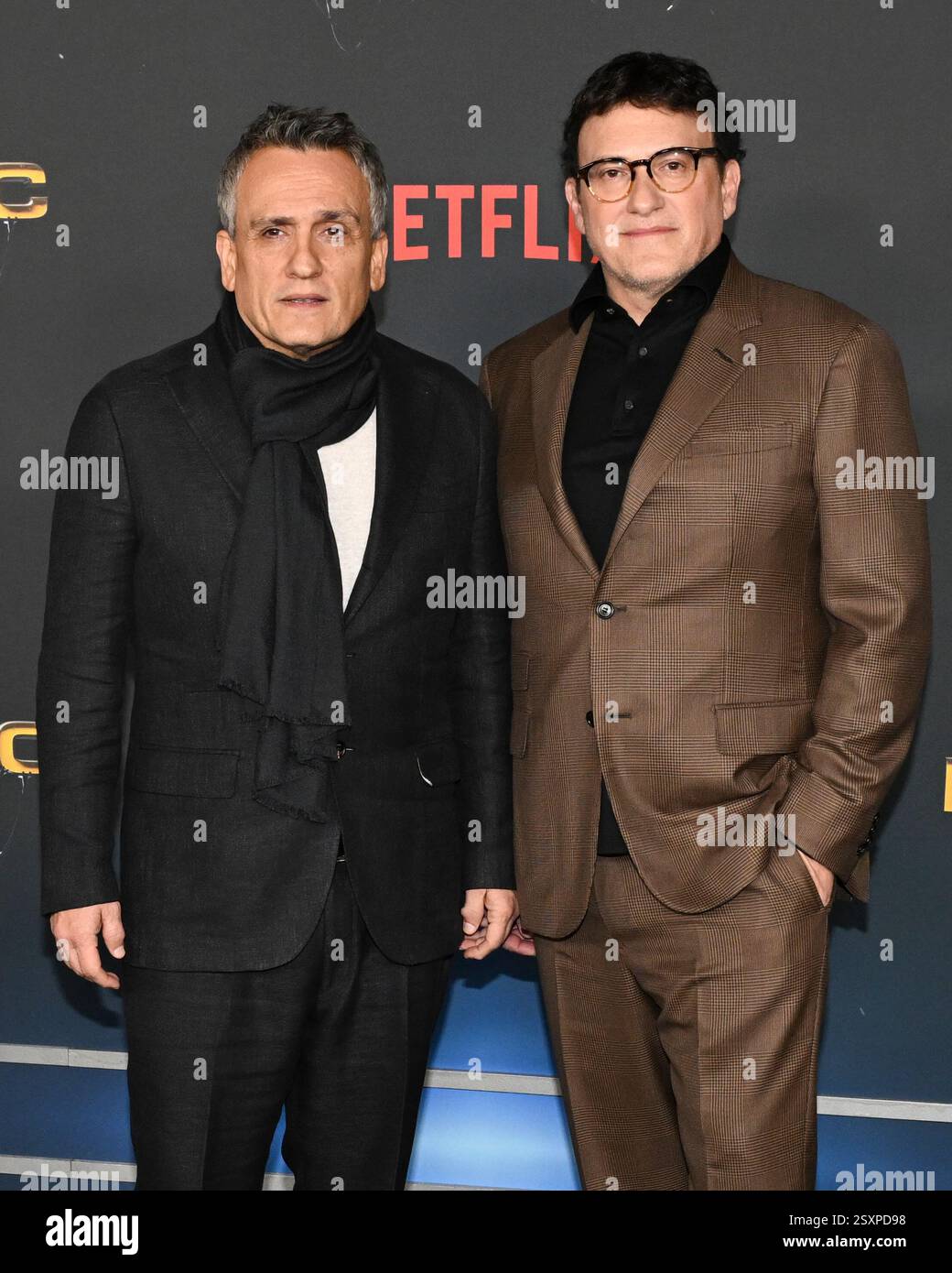 Hollywood, California, USA. 24th Feb, 2025. Anthony Russo and Joe Russo ...
