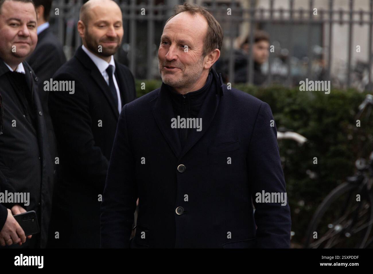 Political leader of the Social Liberal Party, Martin Lidegaard arrives ...