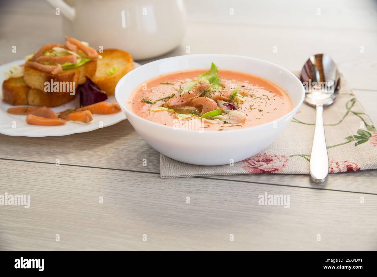 Dietary fish soup puree hi-res stock photography and images - Alamy