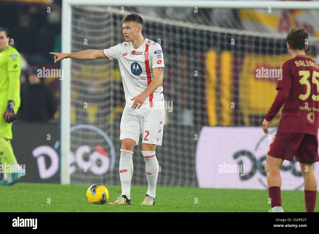 Roma, Italia. 24th Feb, 2025. AC Monza's Arvid Brorsson during twenty ...