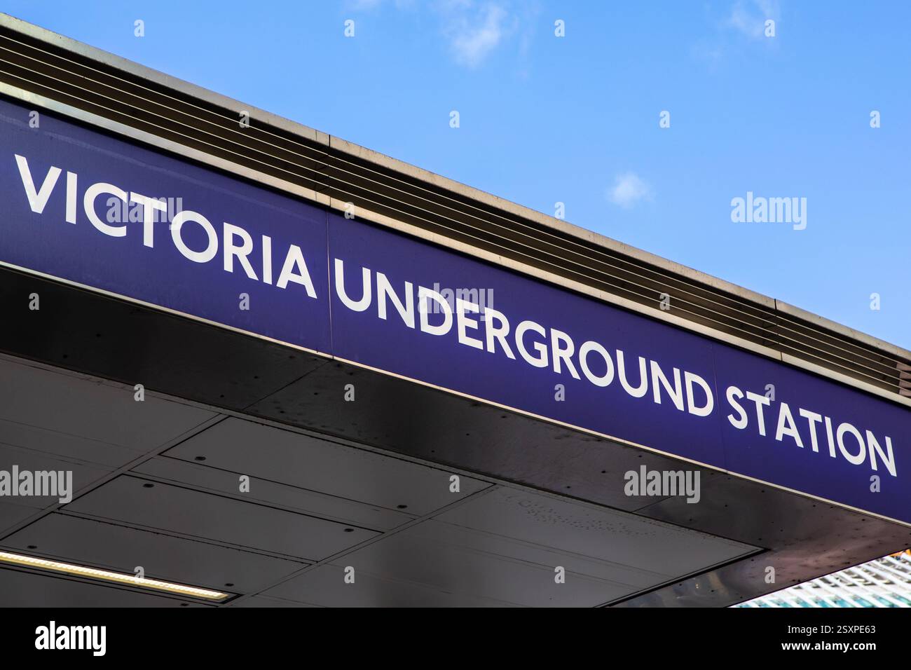 London, UK - March 14th 2023: A sign above one of the entrances to ...