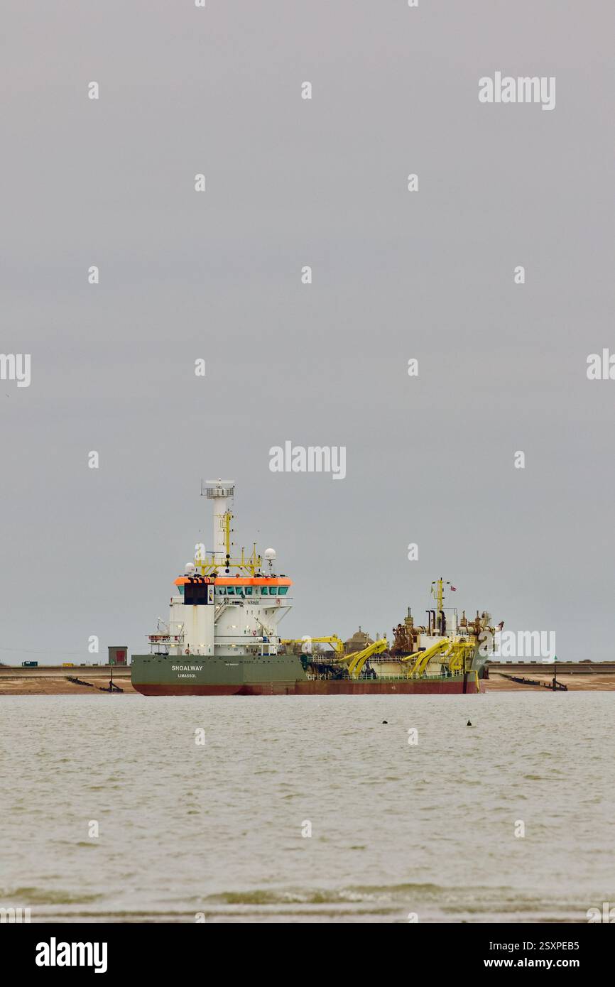 Hopper Dredger ‘Shoalway' involved in dredging operations in Harwich ...