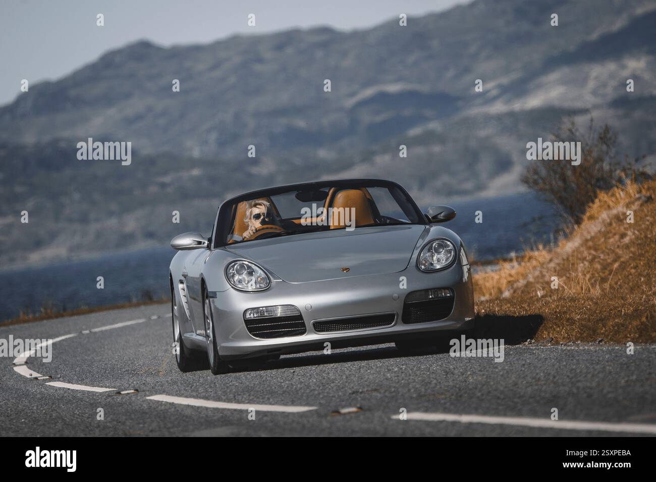 Porsche 987 Boxster S in beautiful Scottish scenery Stock Photo - Alamy