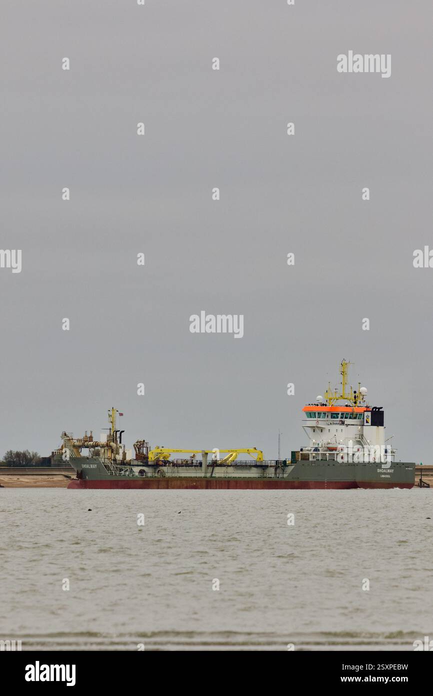 Hopper Dredger ‘Shoalway' involved in dredging operations in Harwich ...