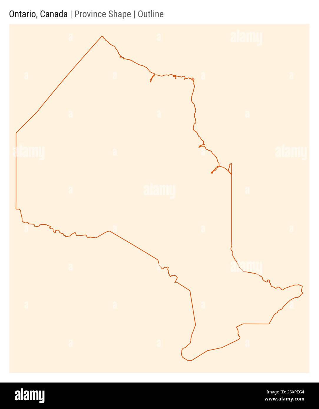Niagara outline map hi-res stock photography and images - Alamy