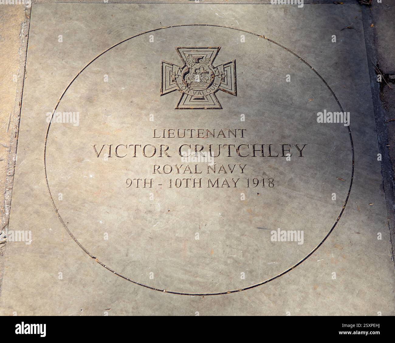 A stone plaque in Sloane Square, London, UK, dedicated to Lieutenant ...