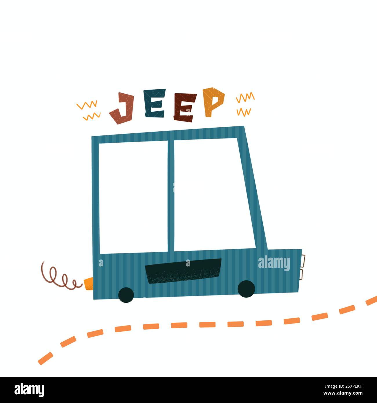 Car simple drawing hi-res stock photography and images - Alamy