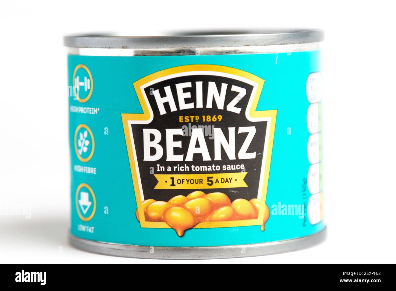 London, United Kingdom 25th February 2025 :- A Small Tin of Heinz Baked ...