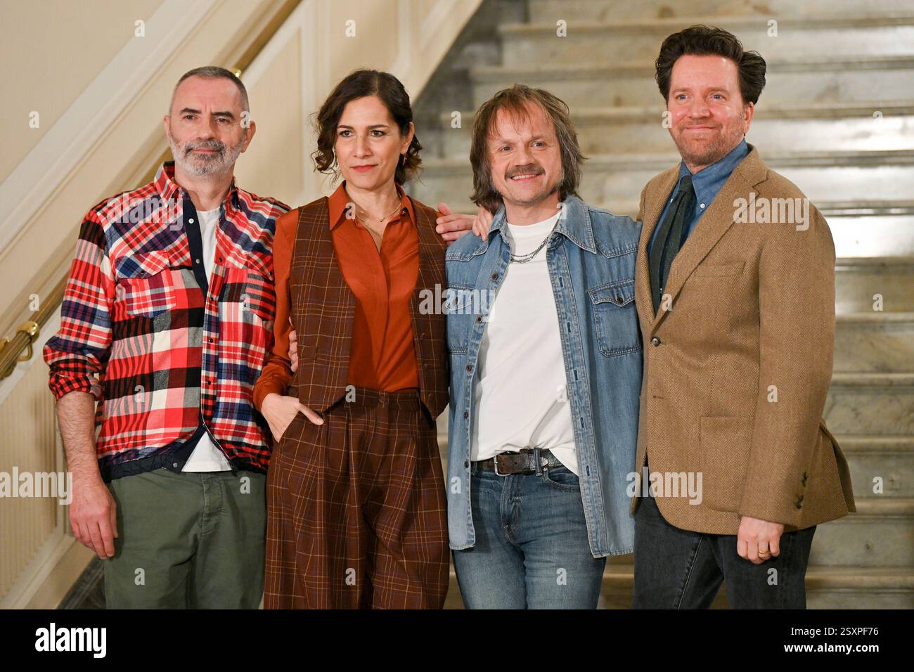 Roma, Lazio. 25th Feb, 2025. Giuseppe Capotondi, Laura Cotta Ramosino ...