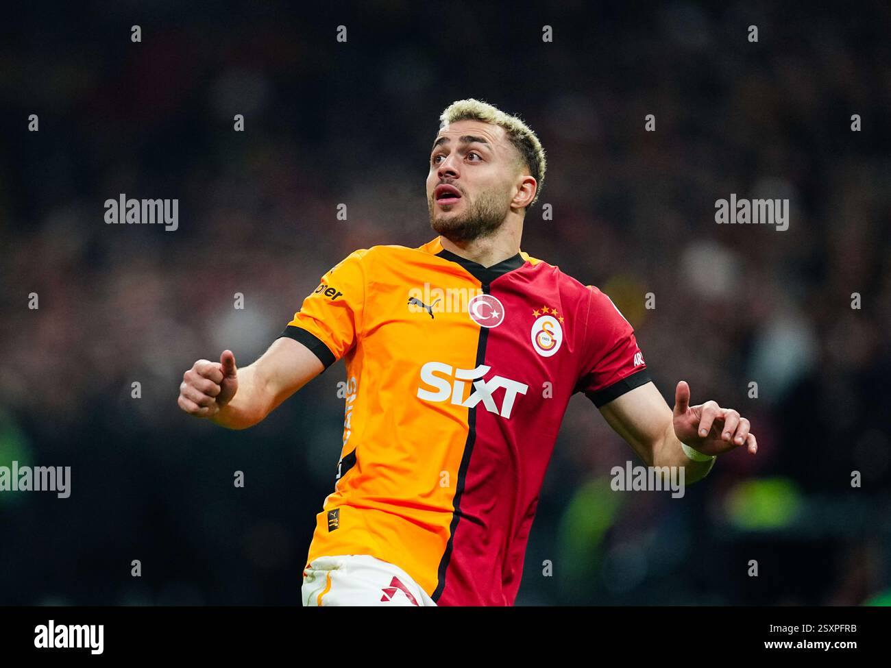 February 24 2025: BarÄ±s Alper Yilmaz // during a Turkish Super Lig ...
