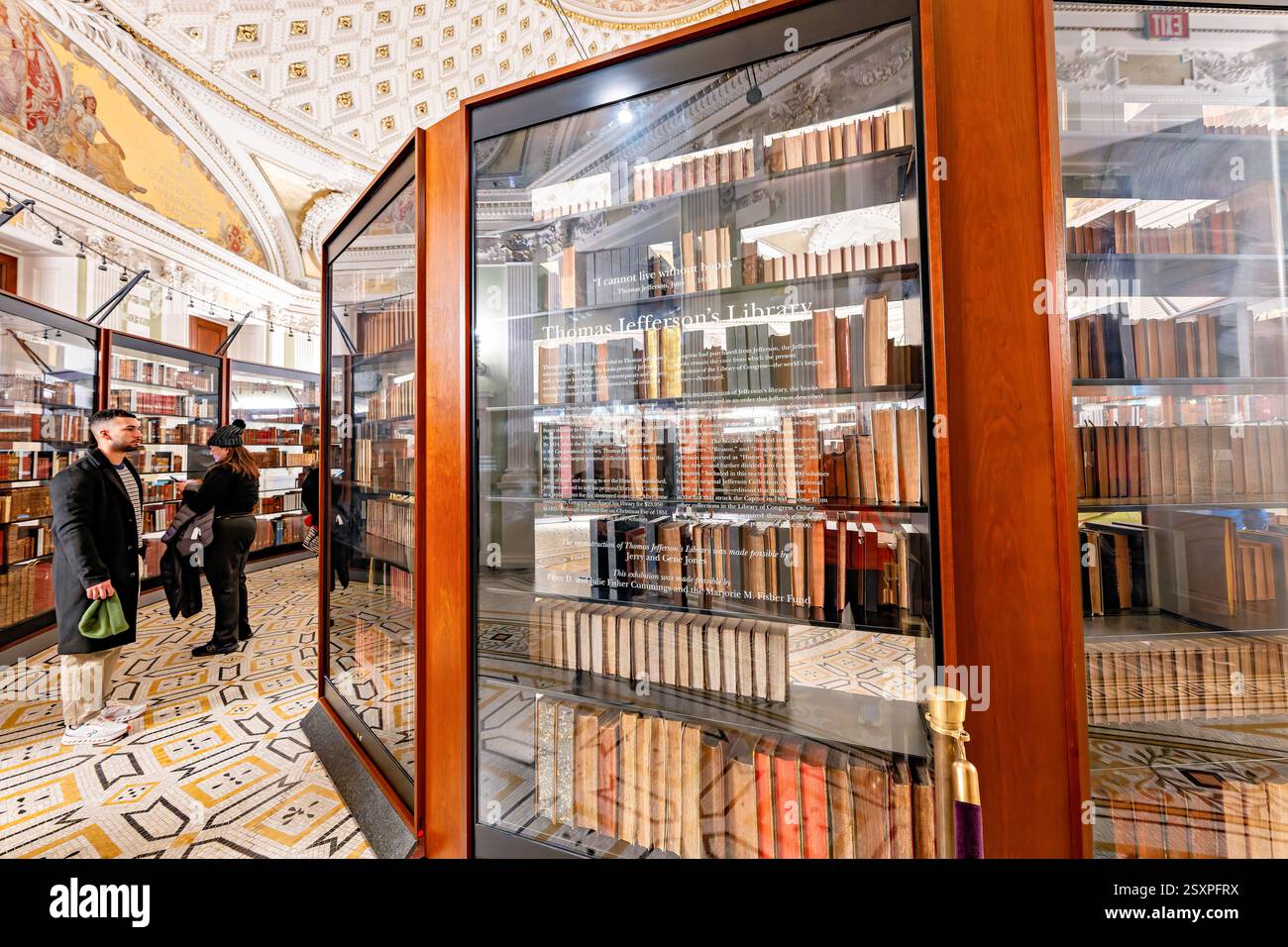 WASHINGTON DC, United States — The Thomas Jefferson's Library ...