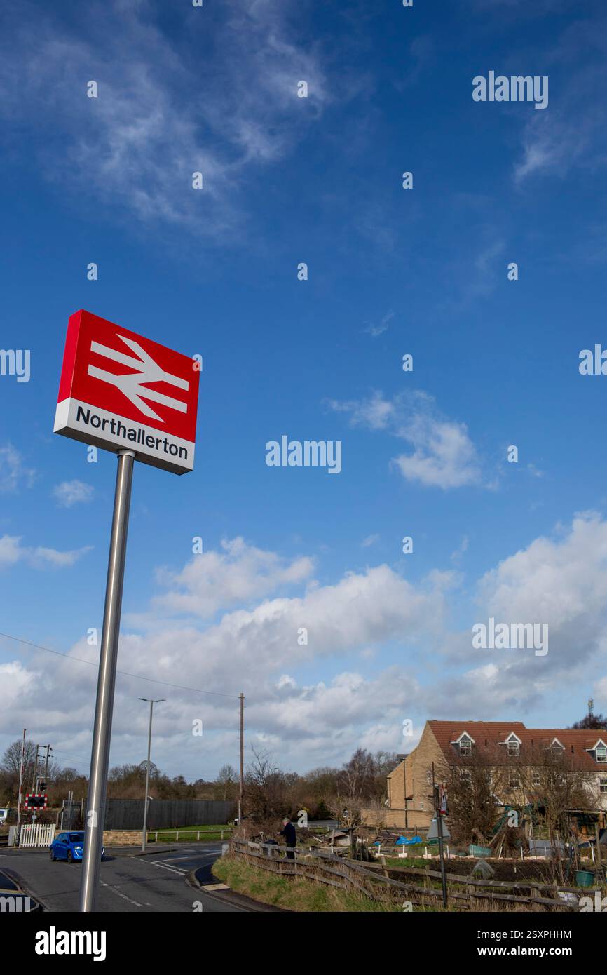 Northallerton railway station is on the East Coast Main Line serving ...