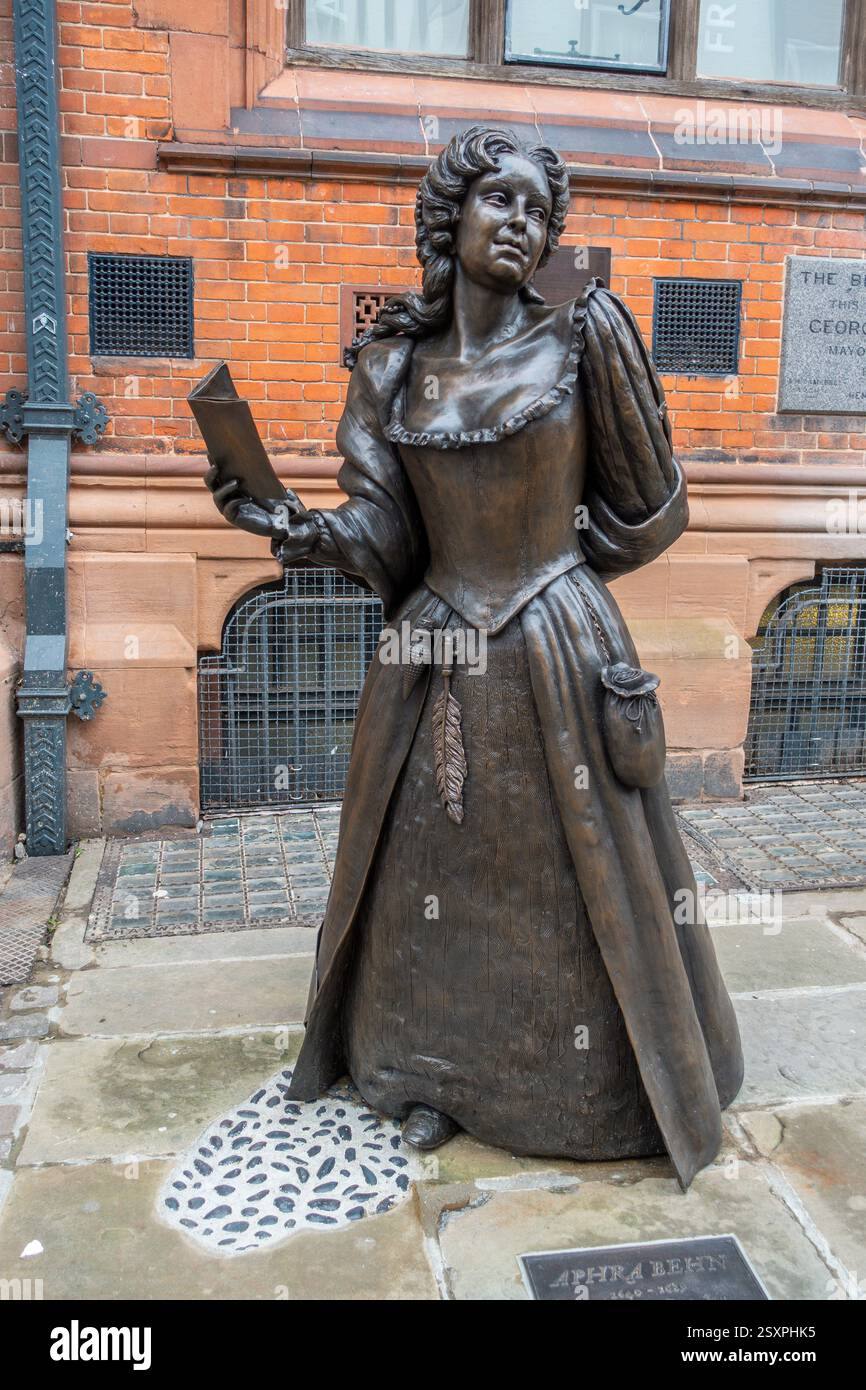 Aphra Behn, Sculpture,Playright,Poet,Spy,Statue,Bronze,Sculptor ...