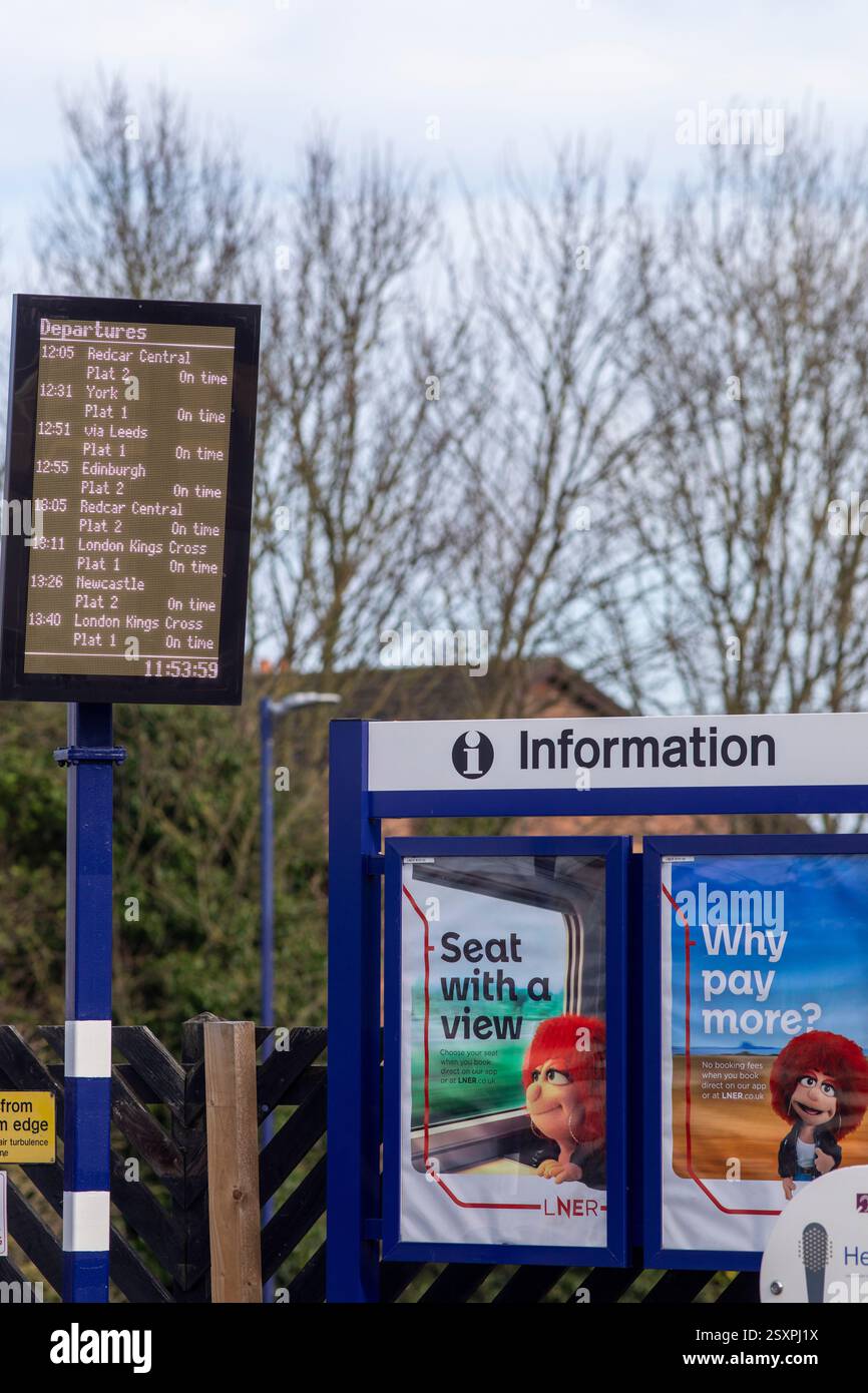 Northallerton railway station is on the East Coast Main Line serving ...
