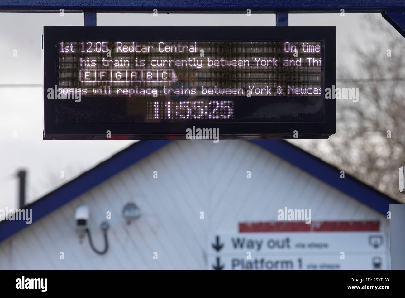 Northallerton railway station is on the East Coast Main Line serving ...