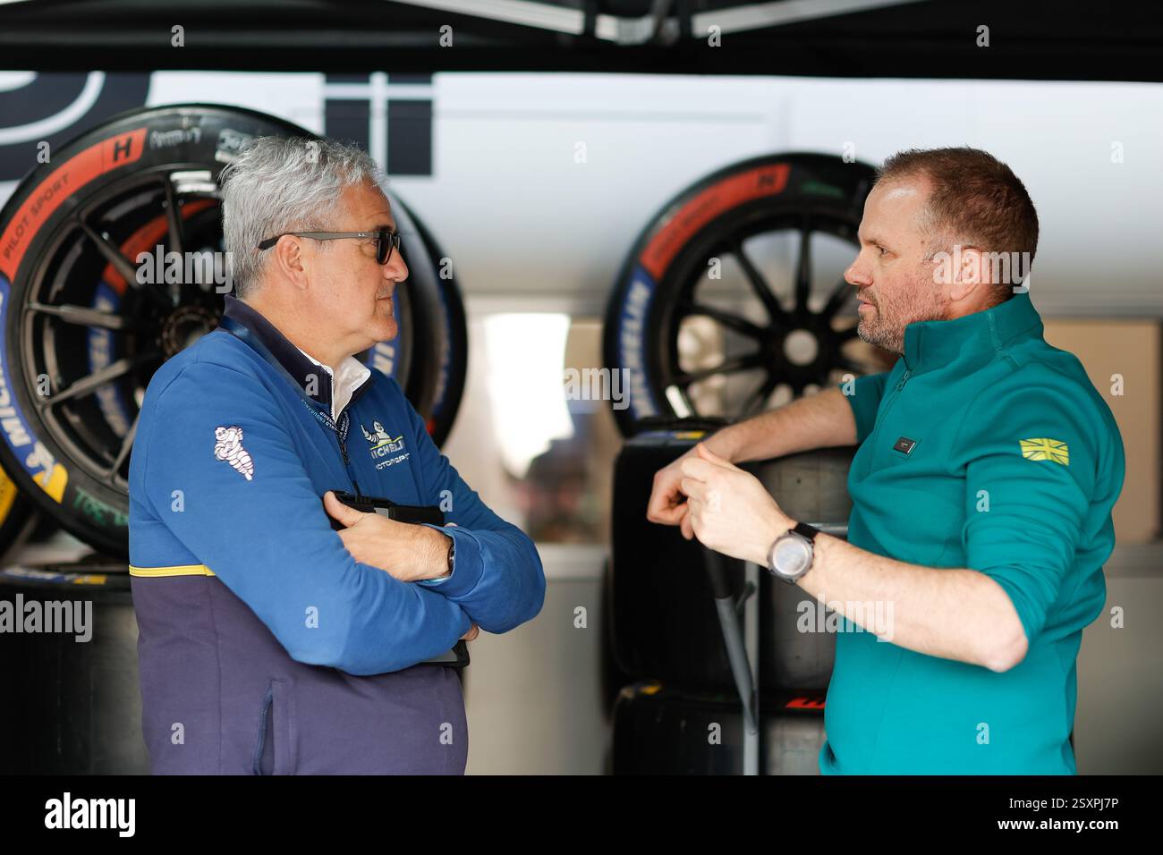 ALVES Pierre, manager of Motorsport Michelin, portrait, CARTER Adam ...