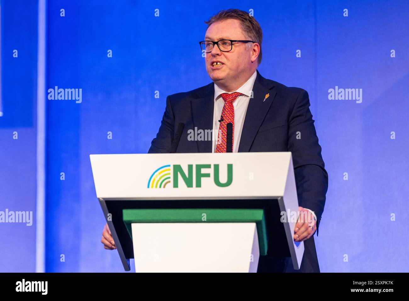 London, UK. 25 FEB, 2025. Terry Jones, director general of the NFU ...